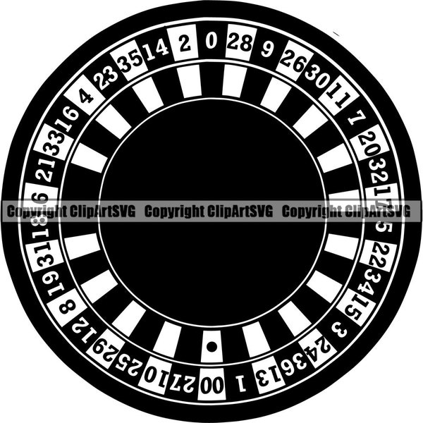Roulette Svg - Etsy