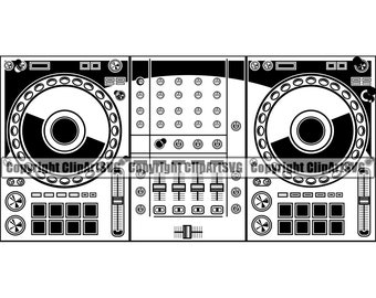 Dj Mixer Svg | Etsy