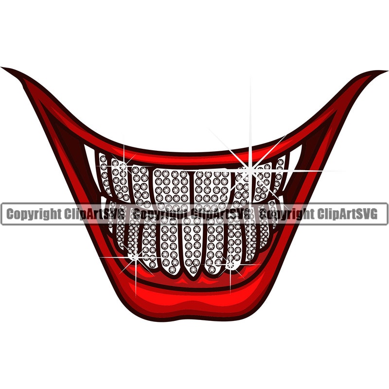 Joker With No Teeth - Etsy
