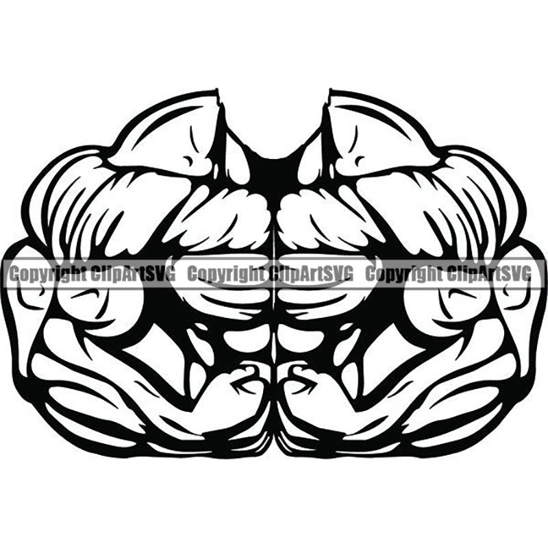 Bodybuilder #11 No Head Muscles Fit Weightlifting Bodybuilding Fitness ...