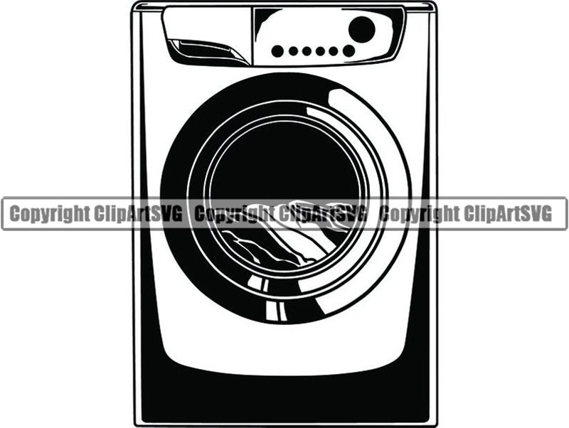 Washing Machine And Dryer Clip Art