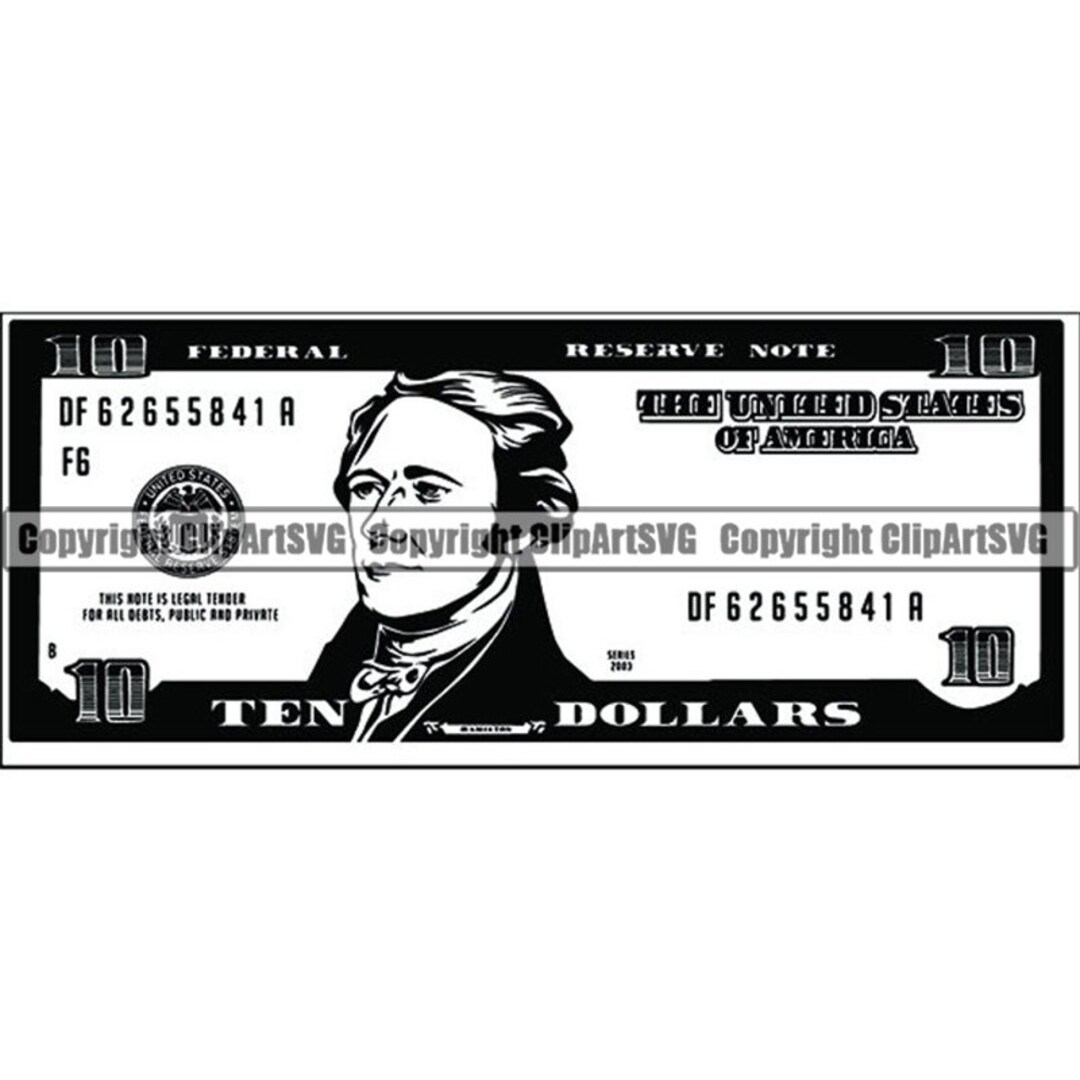 10 Dollar Bill Clipart