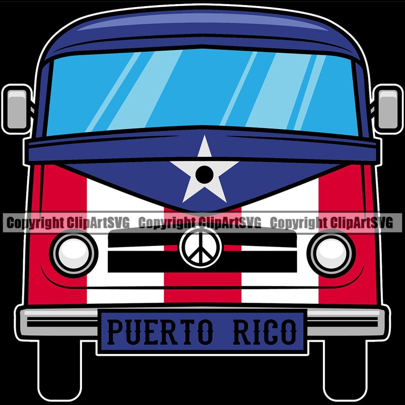 Puerto Rico Car Emblem - Etsy