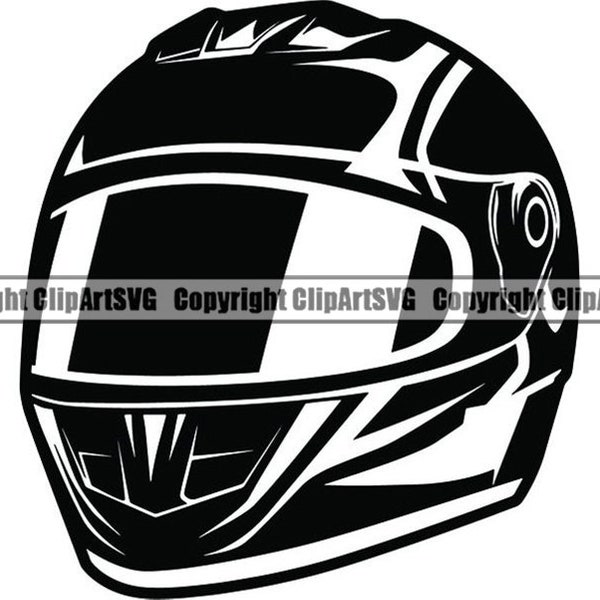 Racing Helmet Svg - Etsy