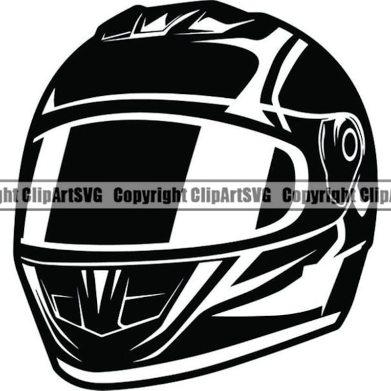 Motorbike Helmet Svg - Etsy