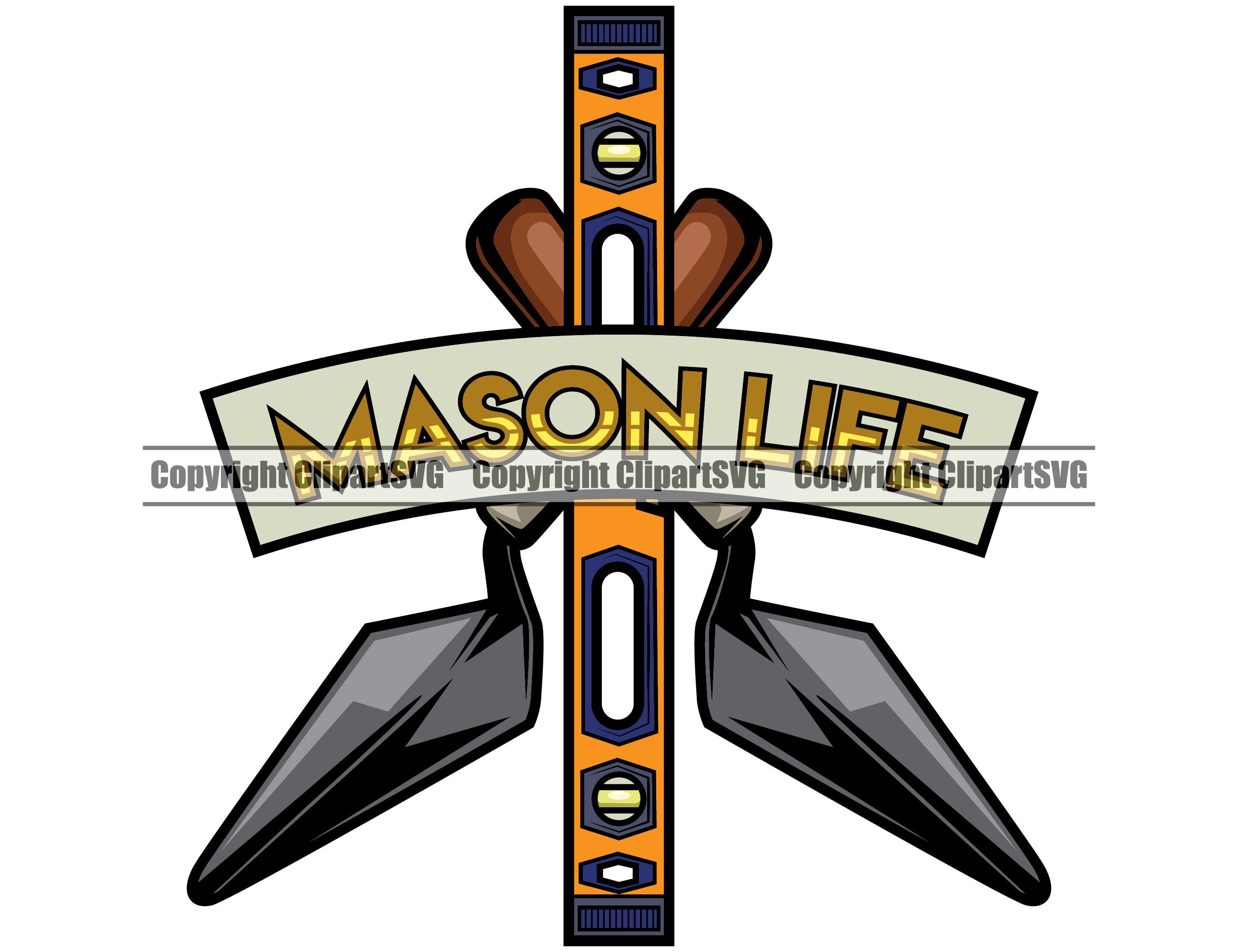 Mason Life Masonry Concrete Construction Building Cement Brick Stone ...