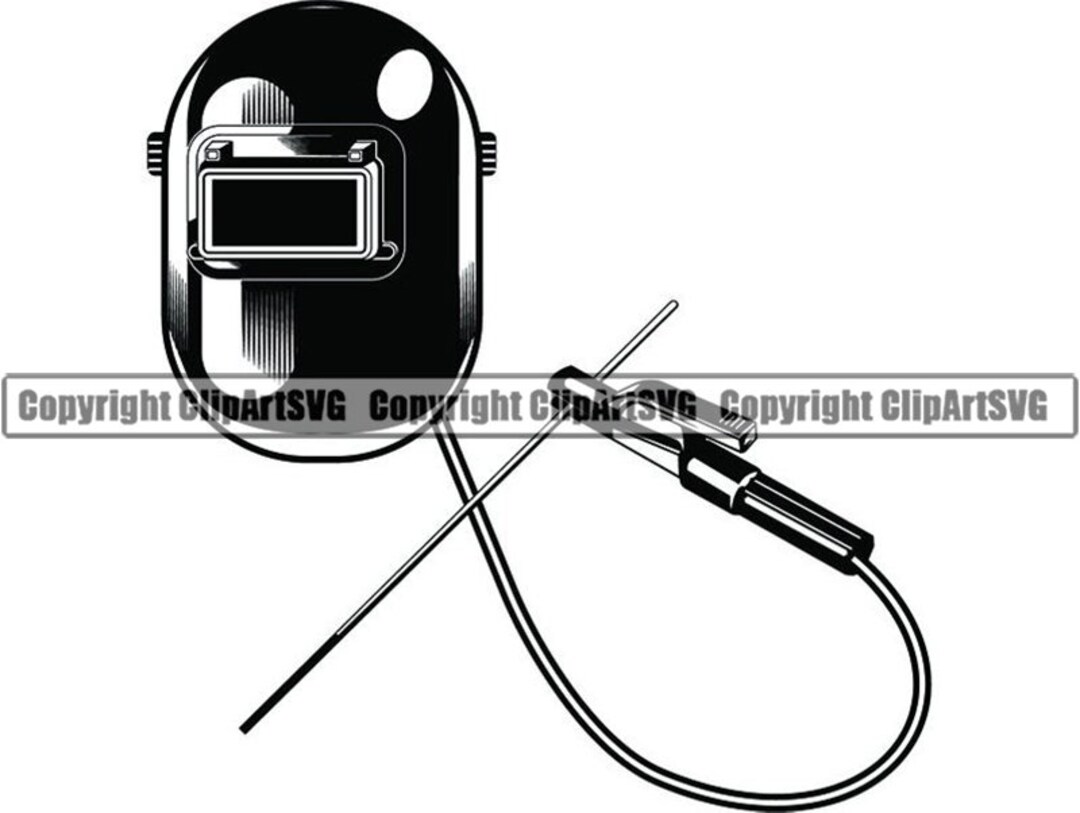 Welding Logo #1 Mask Electrode Holder Weld Welder Clamp Rod Soldering ...
