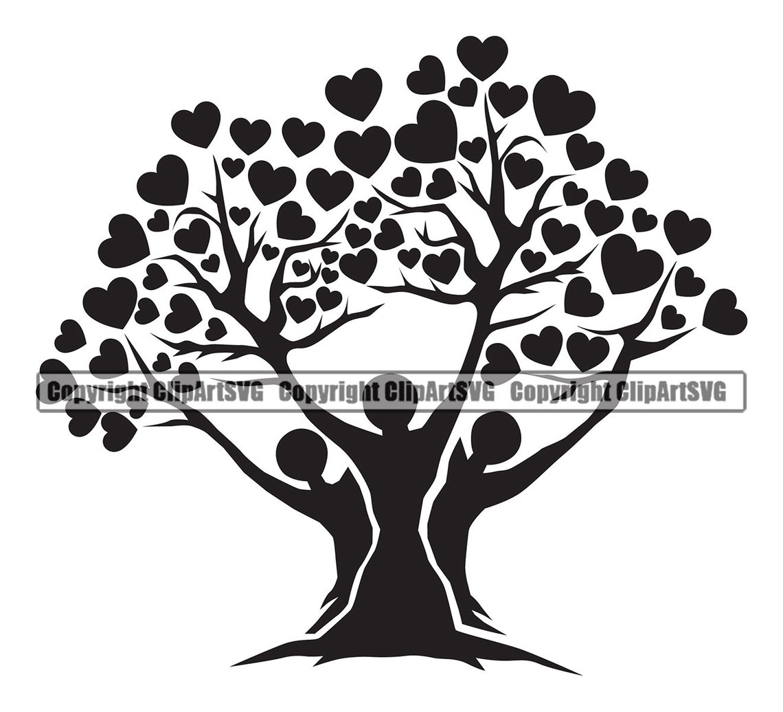 Family Tree Roots Heart Leaves Leaf Life Love Grow Growing Growth ...