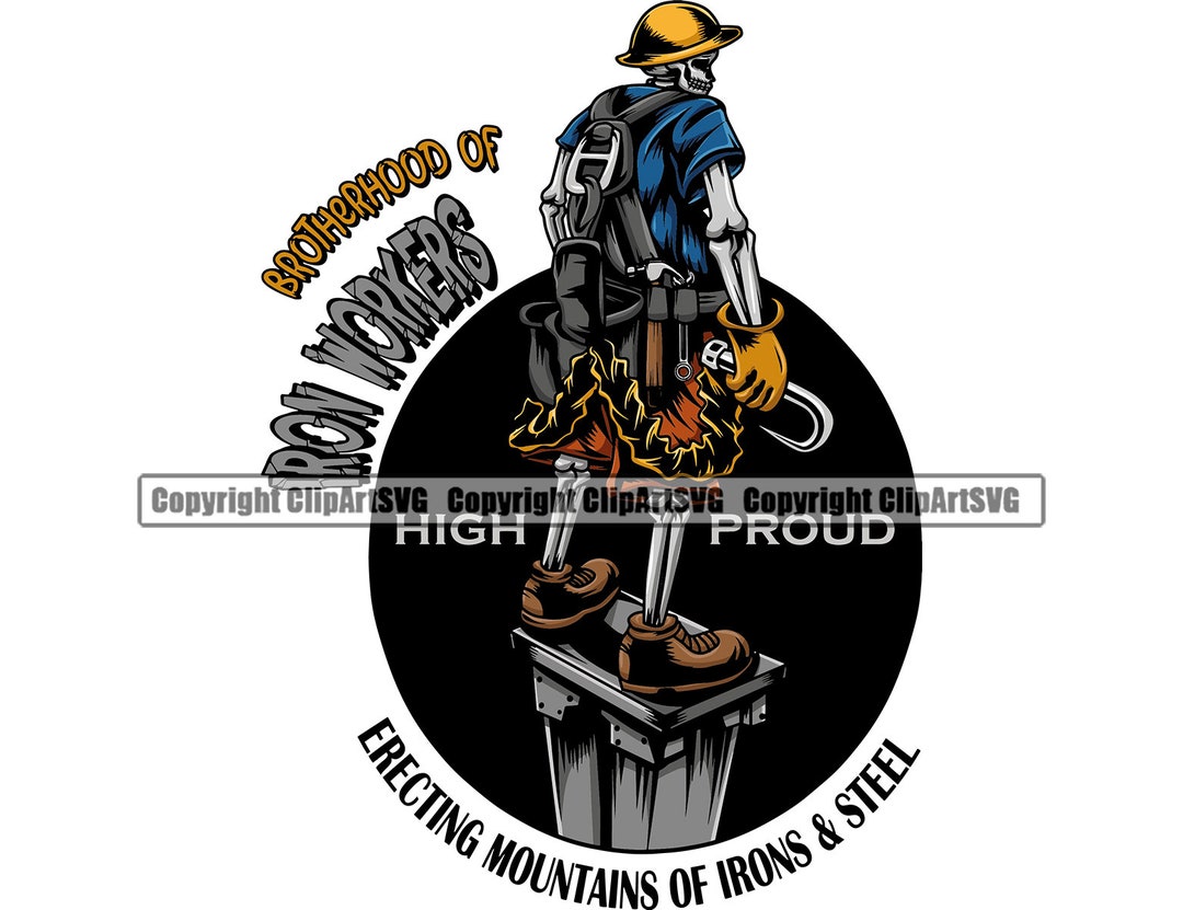 Steel Worker Skeleton Welder Welder Welding Metal Iron Beam Torch Skull ...