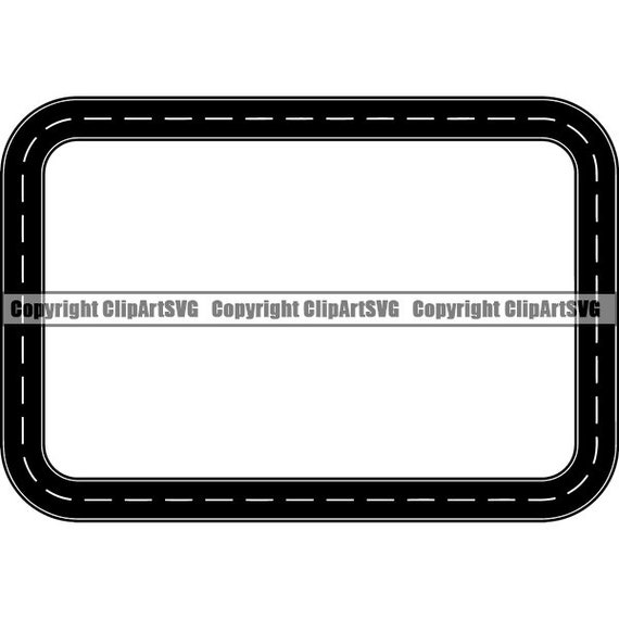 Racetrack Clipart Border