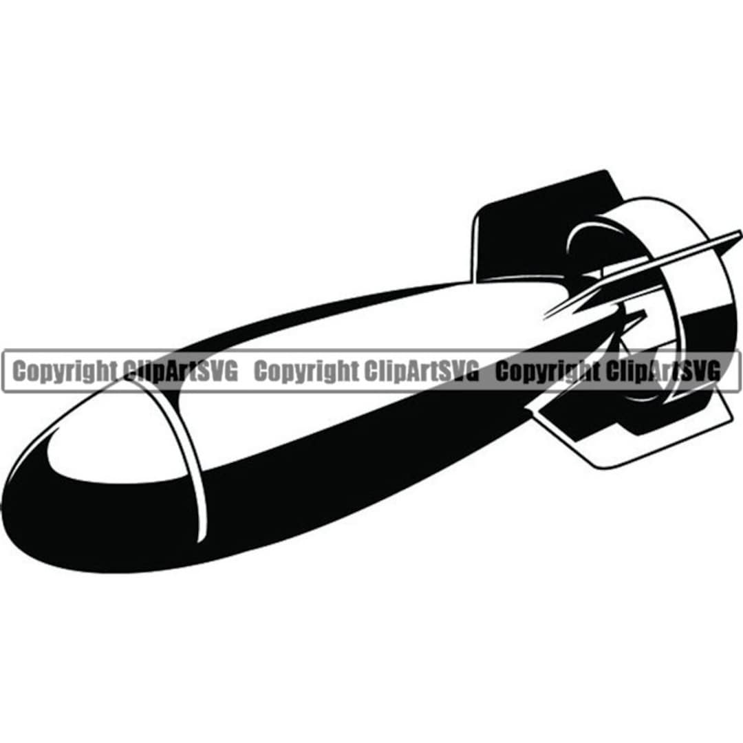 Military Bomb #1 War Weapon Battle Attack Danger Air Symbol Sign Power ...