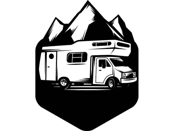 Camping Logo 7 Motorhome Camper Recreational Vehicle RV Camp | Etsy