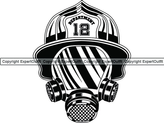 Firefighter Mask Fire Department Number Emergency Trained - Etsy