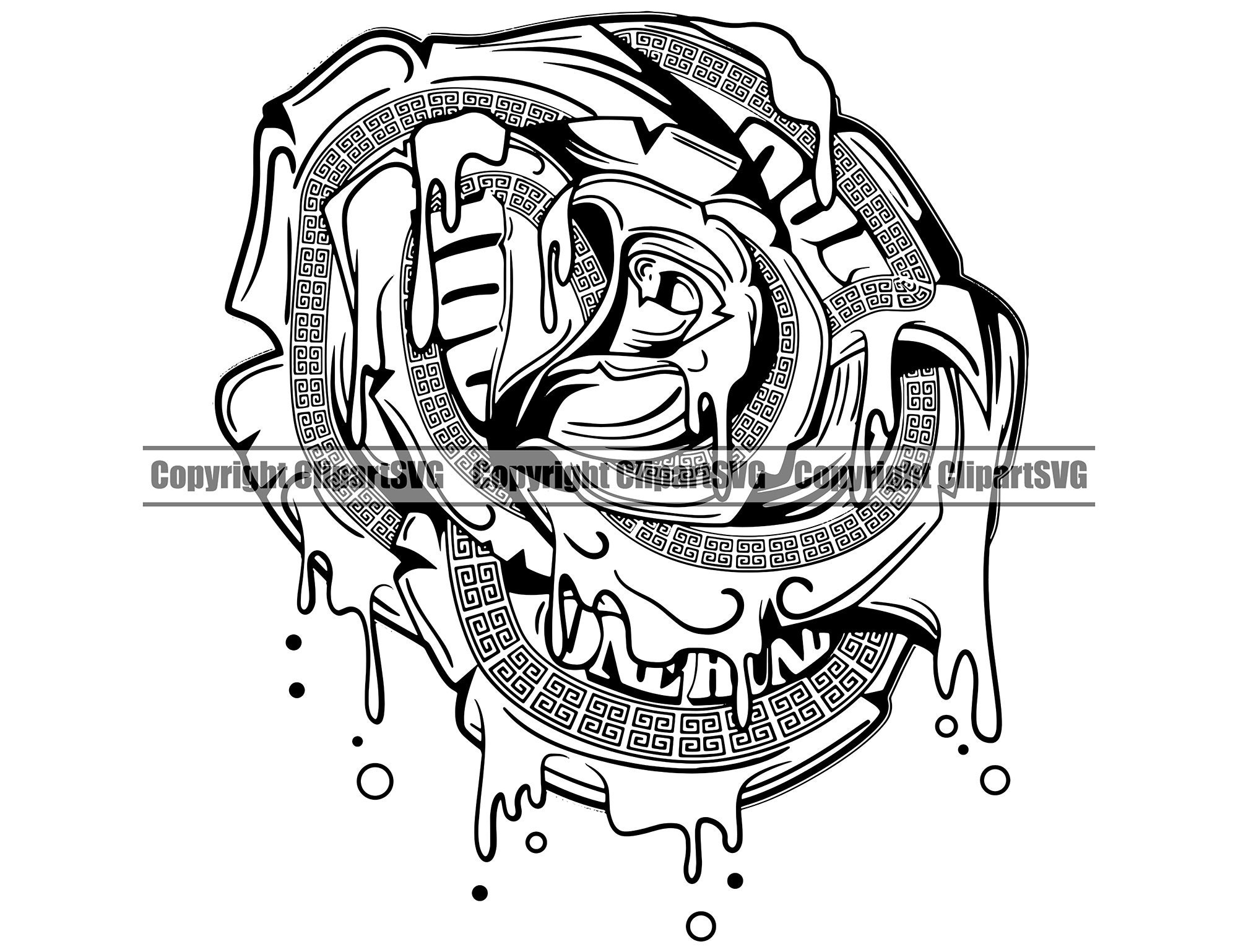 100 Dollar Bill Line Drawing
