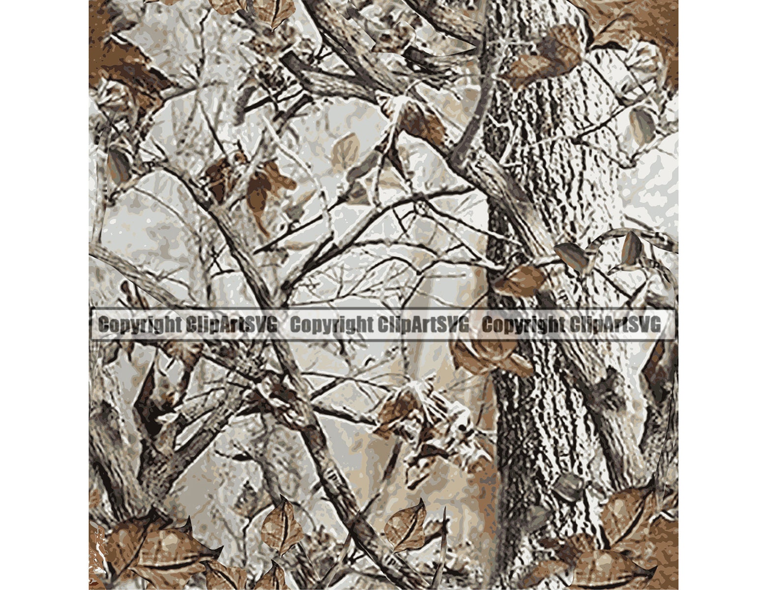 Tree Camo Camouflage Seamless Pattern War Print Military Woods | Etsy
