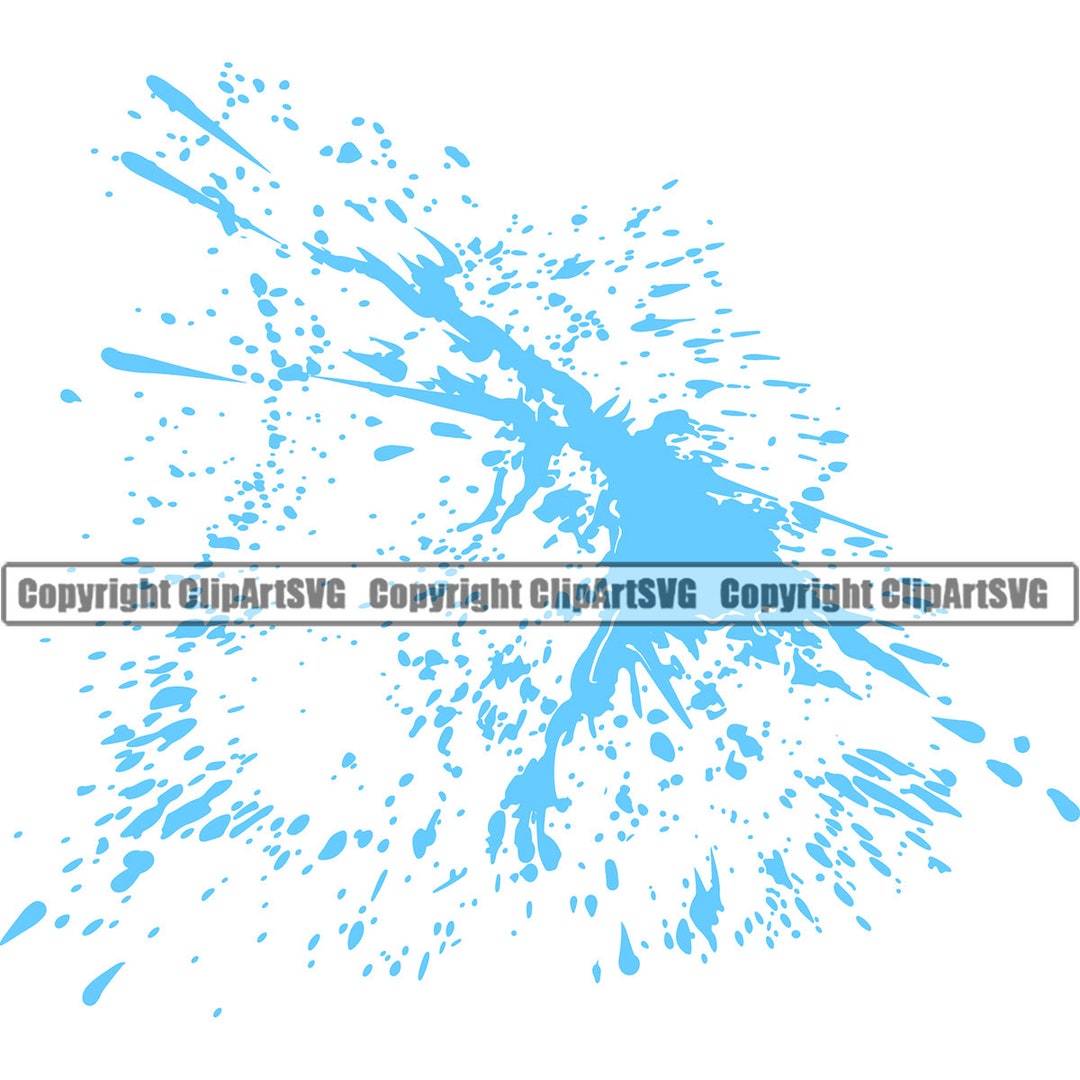 Water Wet Splash Splatter Clear Blue Pure Aqua Rain Drop Droplet Drip ...