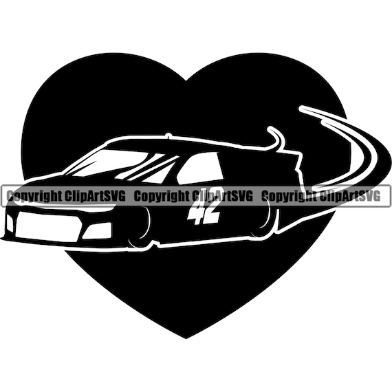 Stock Car Racing Heart Love Automobile Engine Motorsport Race Racer ...