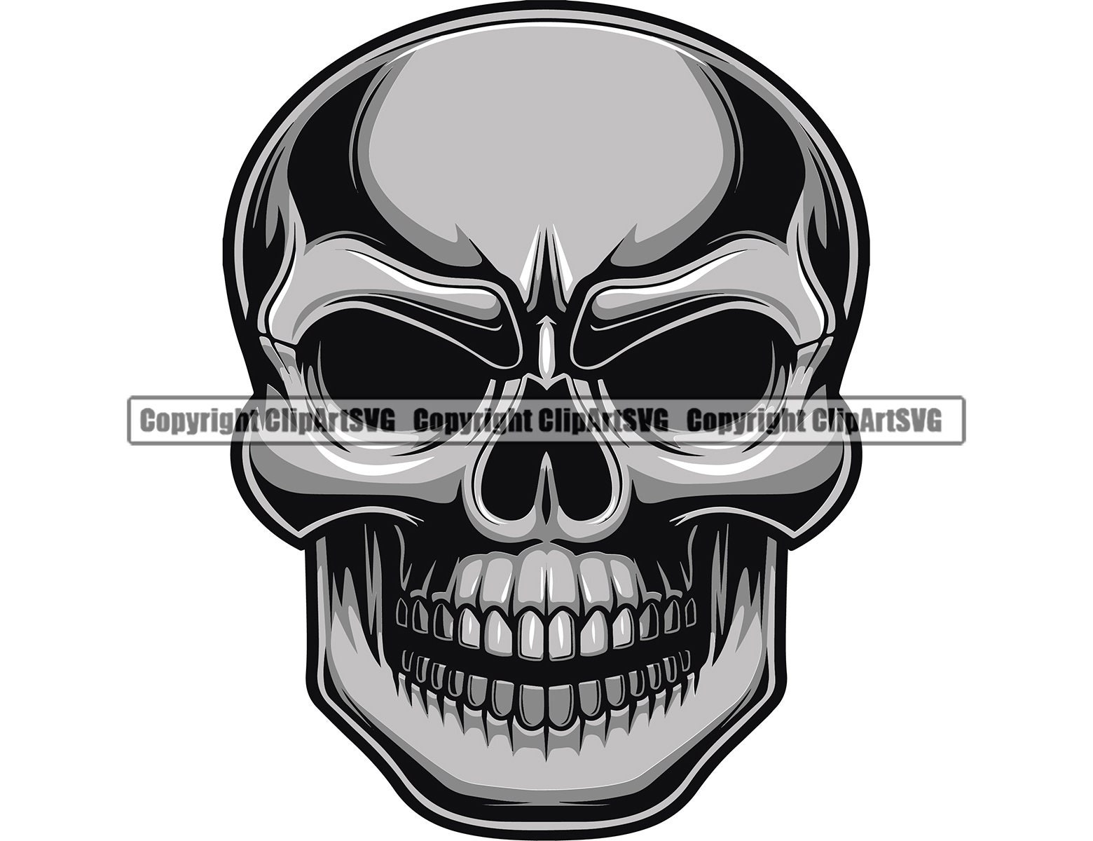 Paper, Party & Kids Craft Supplies & Tools Skull Skeleton Head Face ...