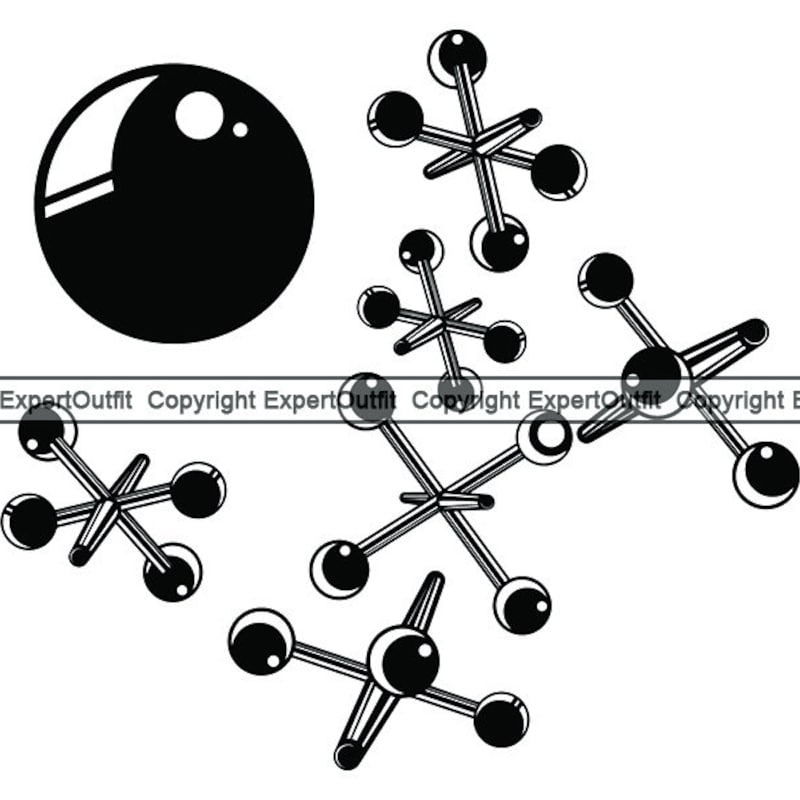 Vintage Jacks and Ball Game - Etsy