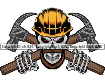 Skeleton Handyman Logo - Etsy
