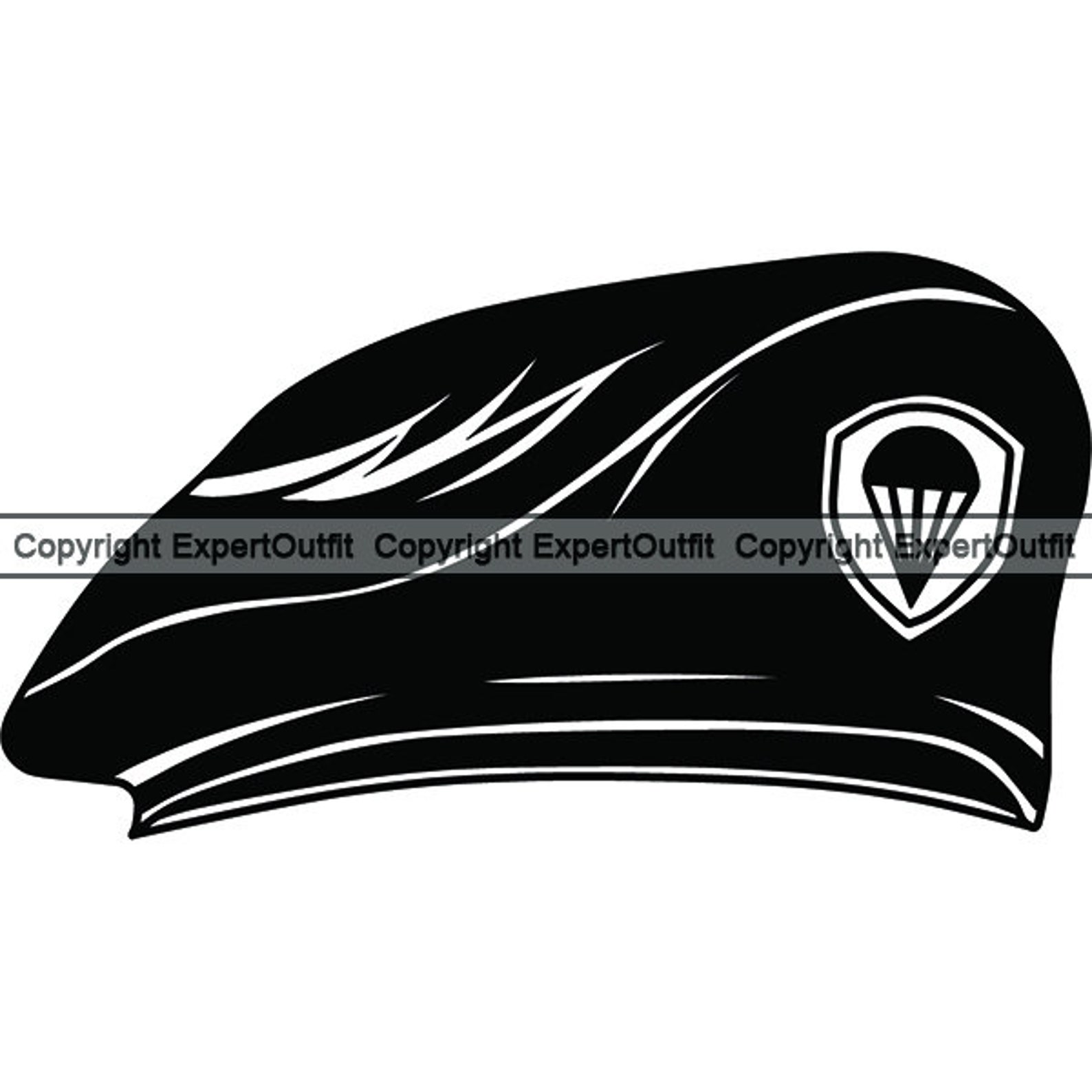 Military Soldier War Beret Special Forces Hat Uniform Head Wear Outfit ...