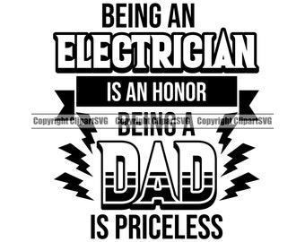 Electrical Dad Svg - Etsy
