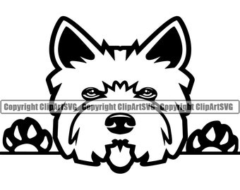 Westie Dog Logo - Etsy UK