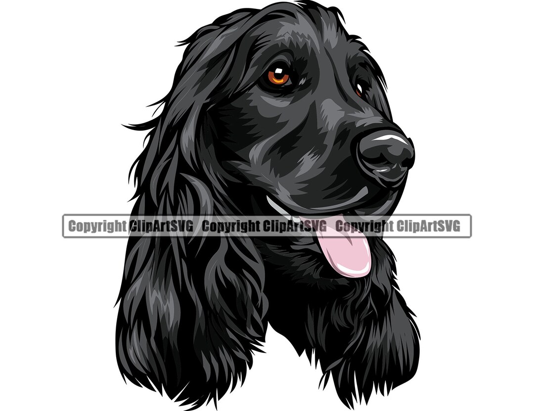 Cocker Spaniel Dog Breed Head Head Face Paw Puppy Pup Pet K-9 Art ...