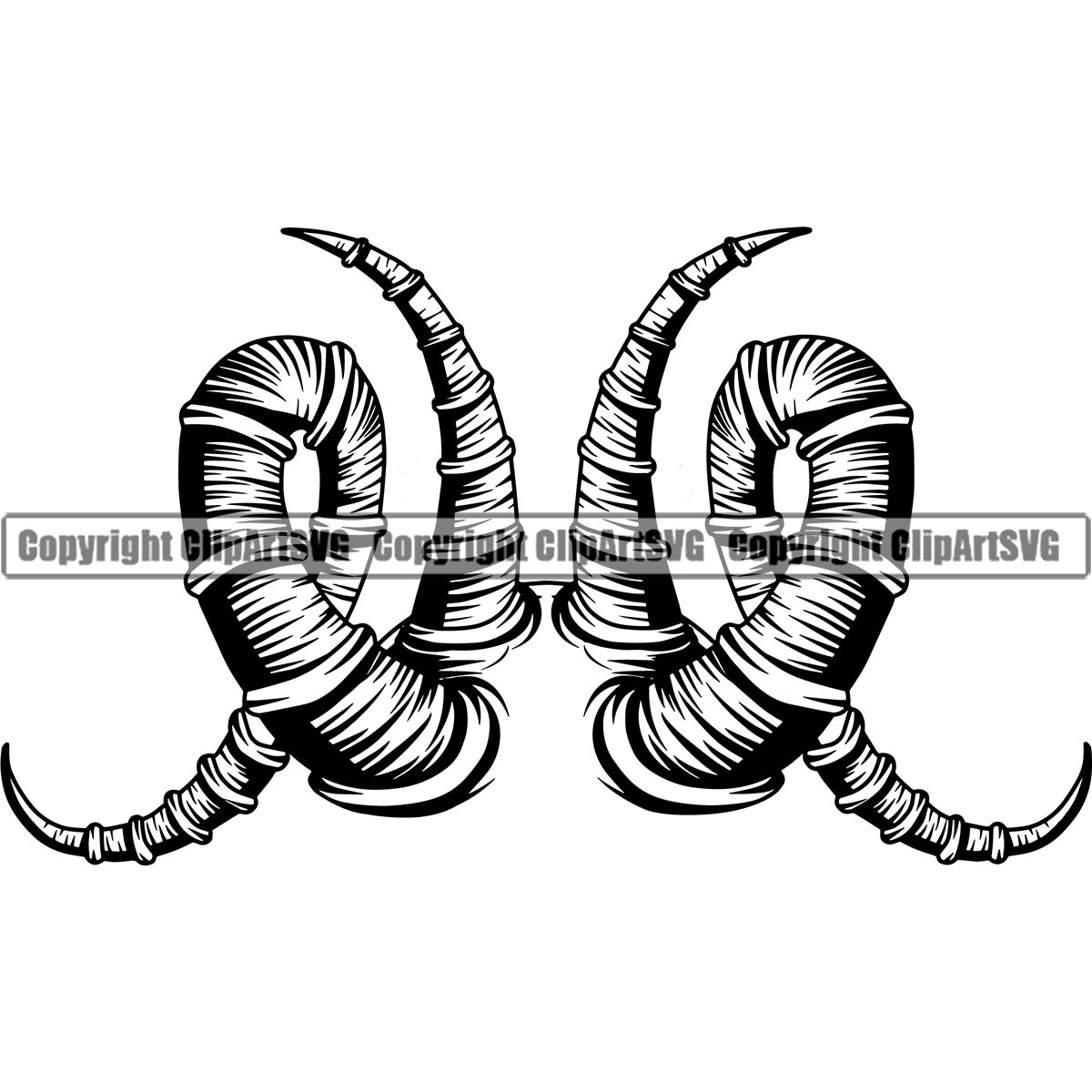 Skull Devil Horns Dead Head Evil Kill Killer Tattoo Skeleton - Etsy