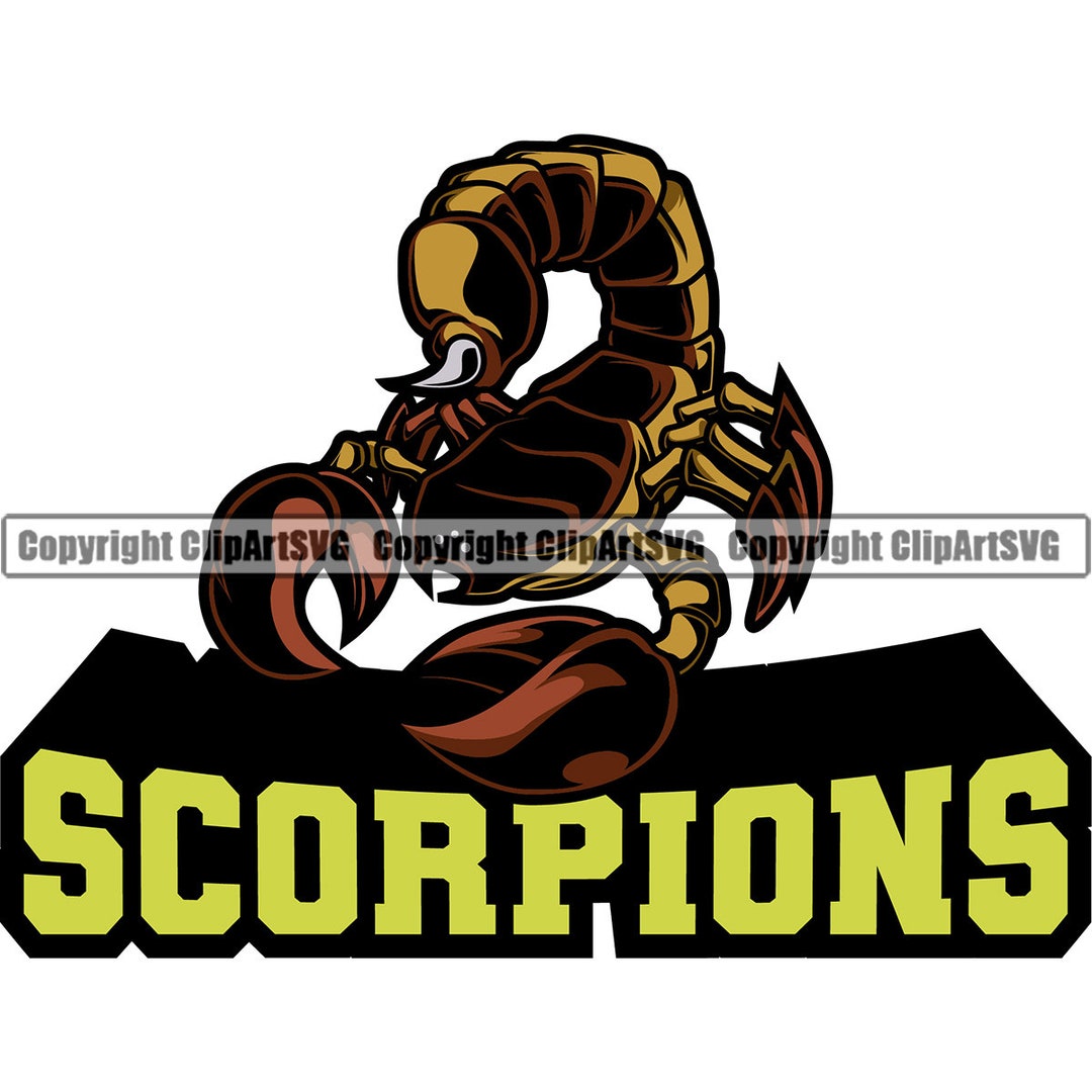 Scorpion Pet Insect Zodiac Horoscope Mascot School Team Gang Club Sport ...