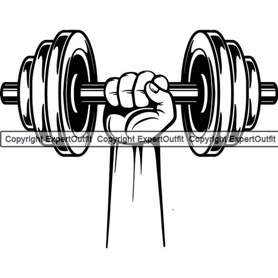Hand Weights Clipart