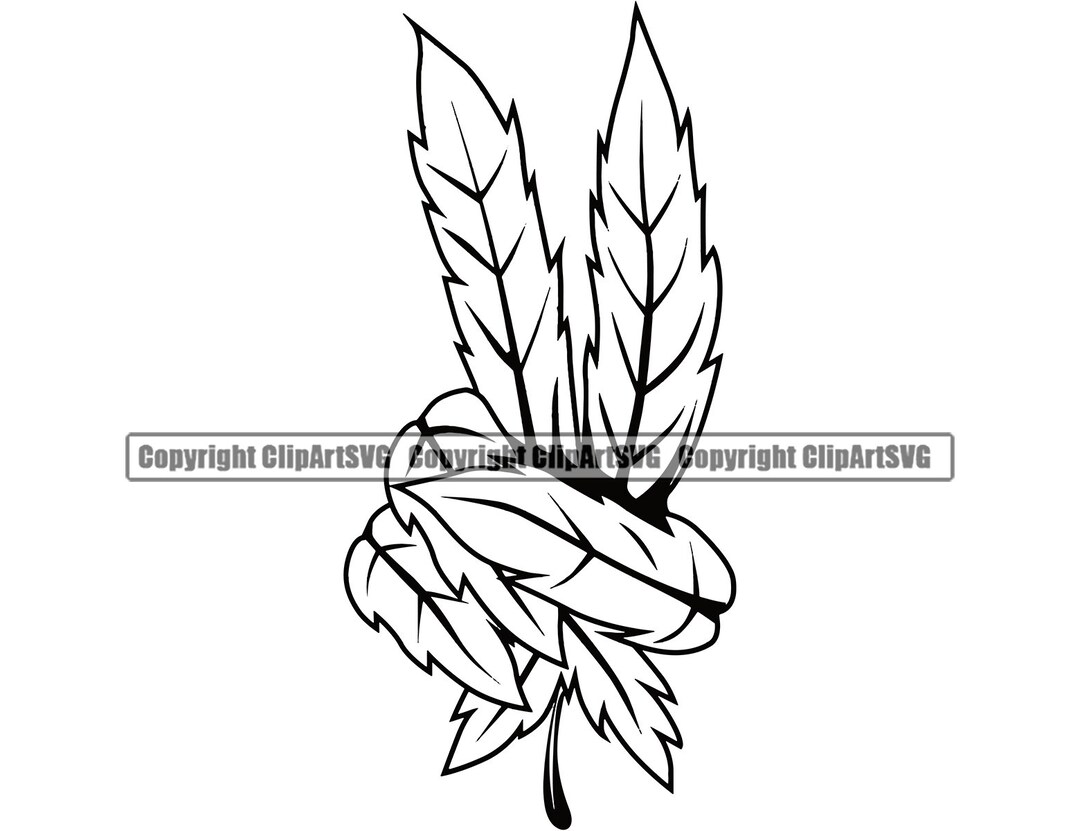 Marijuana Leaf Peace Sign Plant Bud Leaf Symbol Legalize Cannabis Joint ...