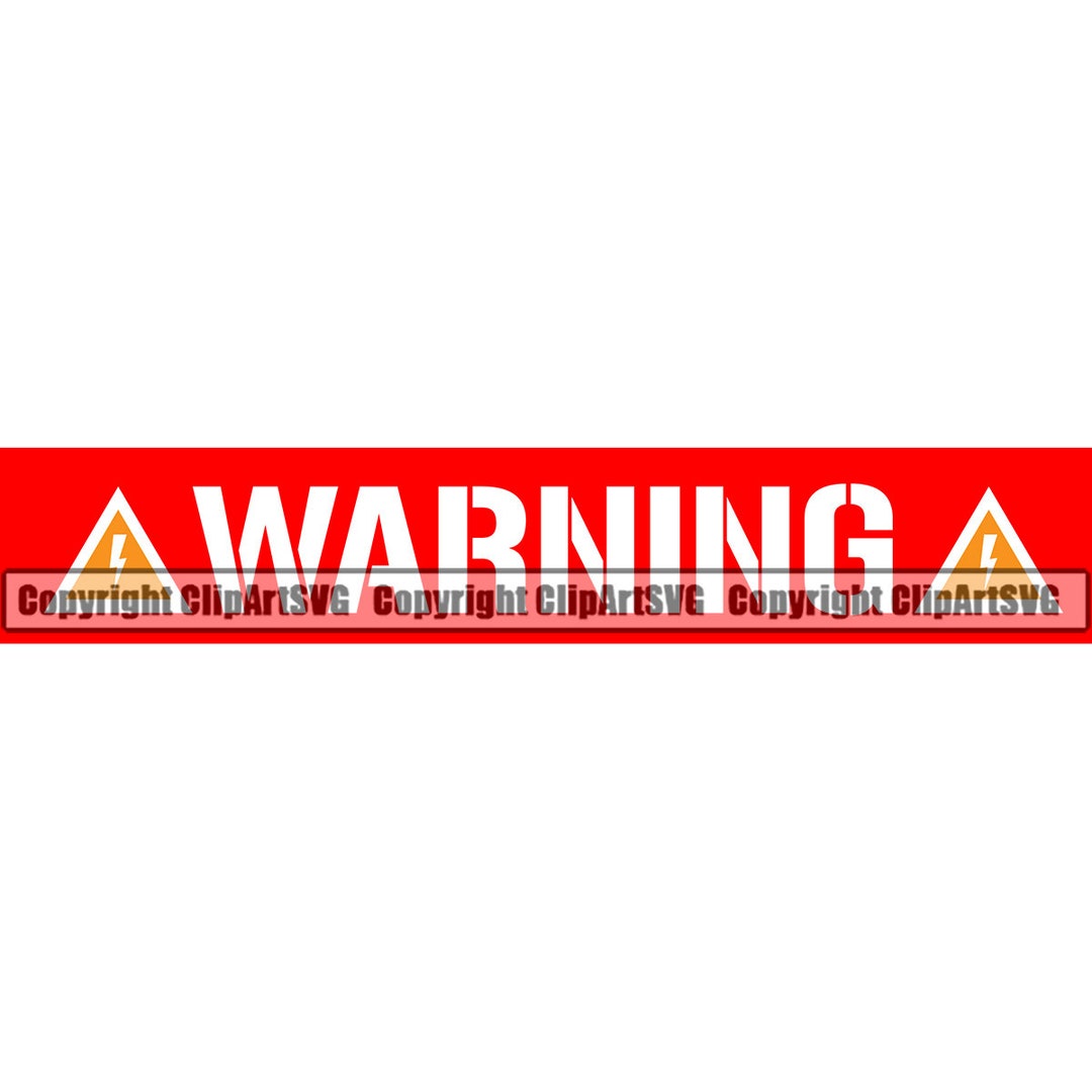 Warning Caution Sign Danger Beware Closed Broken Risk Signal Warn Alert ...
