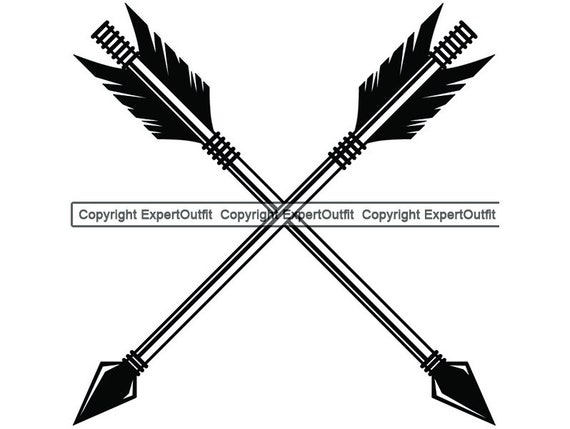 Indian Arrow 5 Native American Warrior Weapon Bow Hunt Fight | Etsy