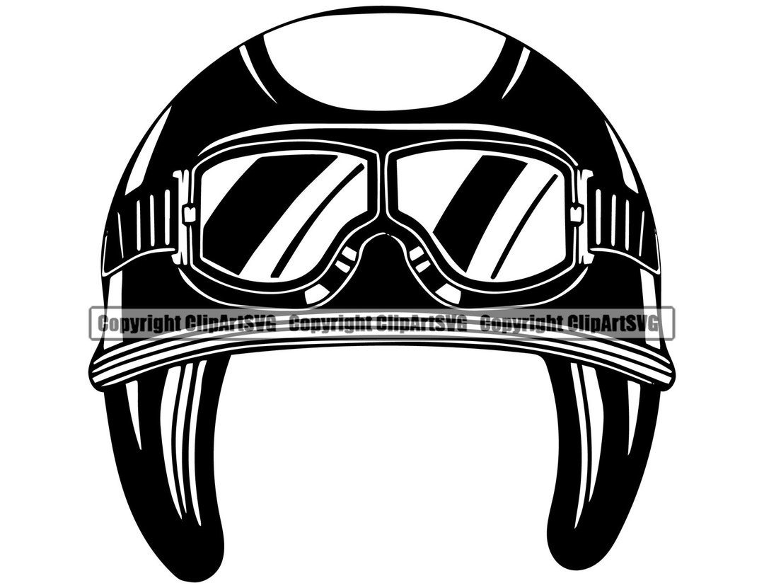 Motorcycle Helmet Goggles Outlaw Biker Outfit Custom Repair Shop Bike ...