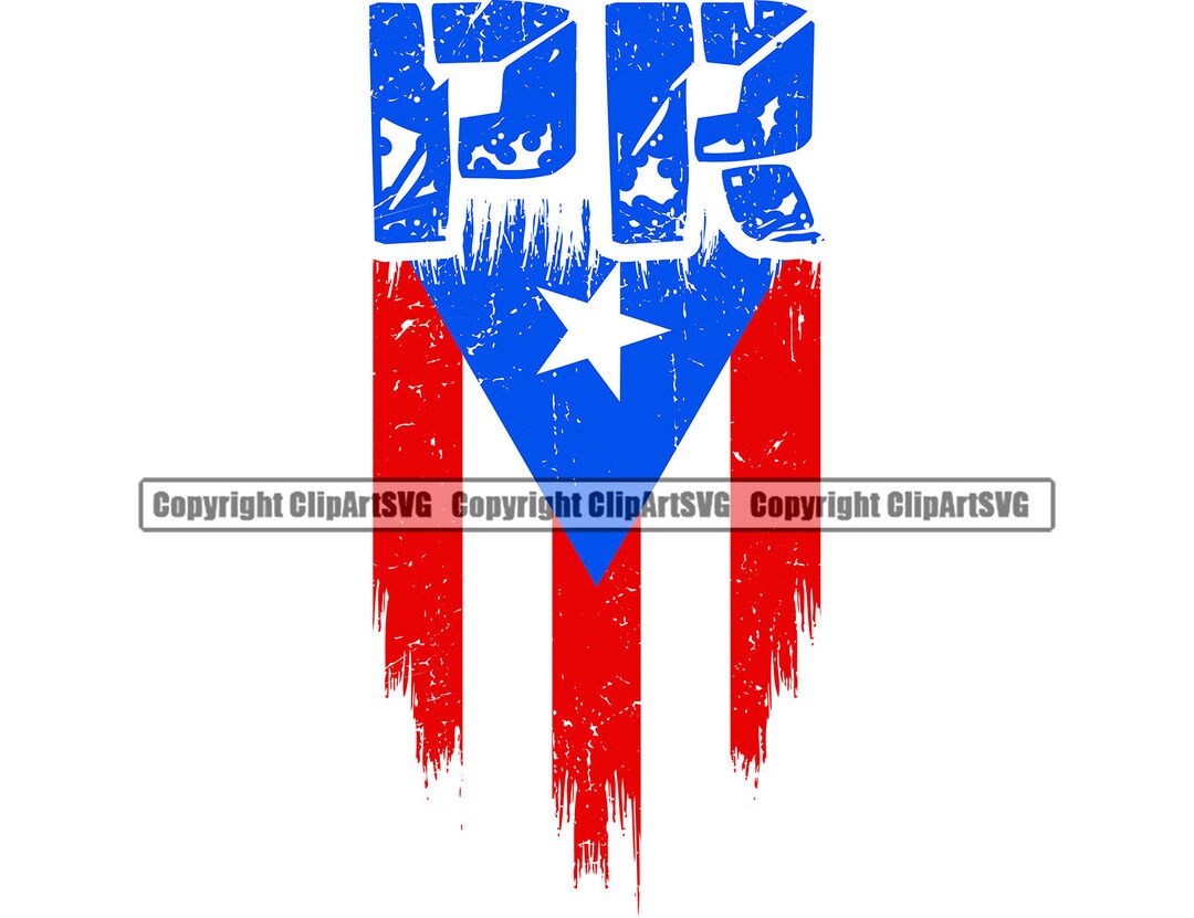 Puerto Rico Rican PR Distressed Flag Country World Nation Sign Symbol ...
