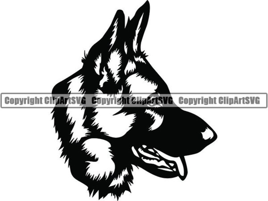 German Shepherd #128 Smiling Dog Breed K-9 Pet Police Cop Law ...