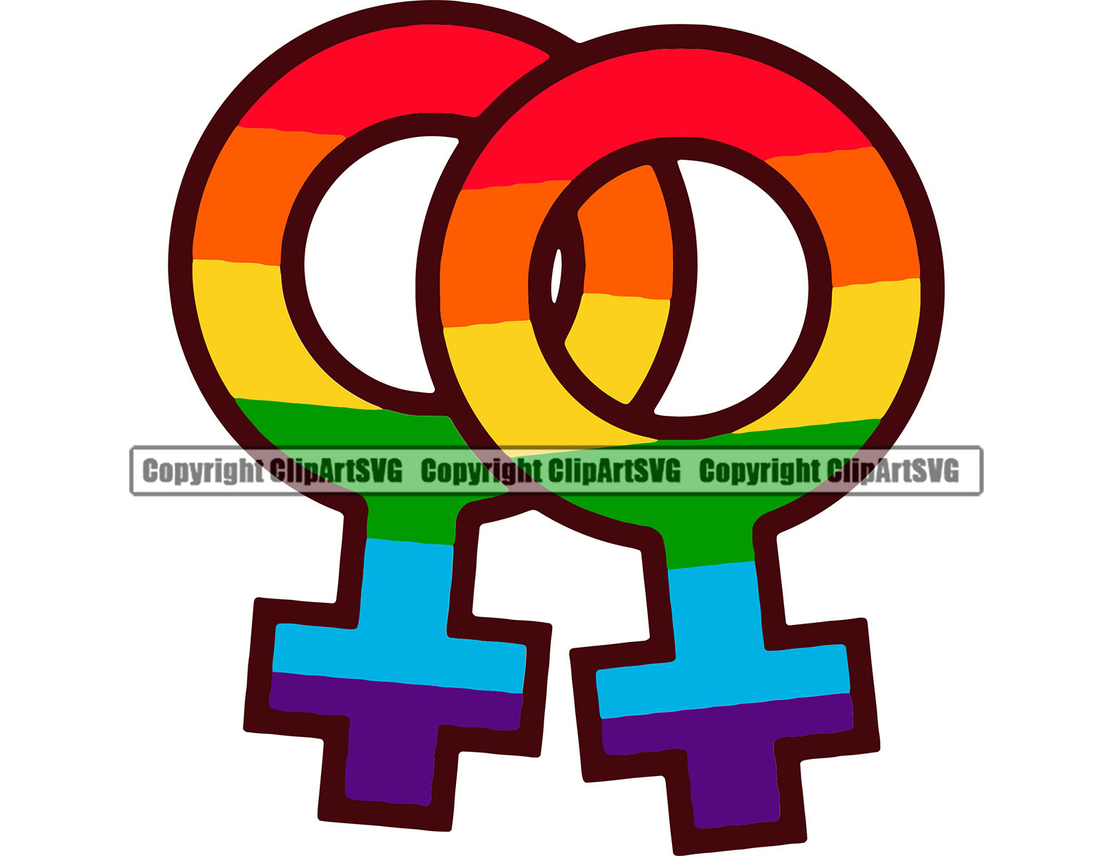 Lesbian Gay Pride Symbol Rainbow Flag LGBT Pride Rights | Etsy