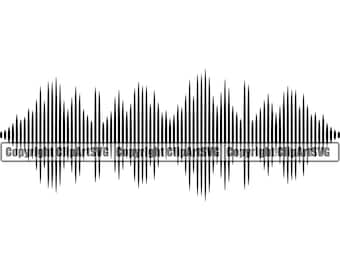 Sound Wave Audio Svg - Etsy
