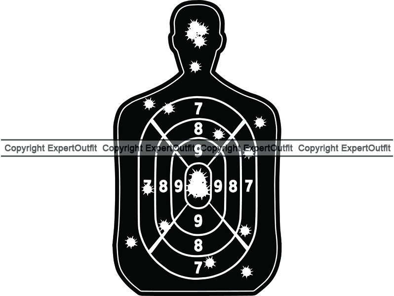 Human Target Clip Art