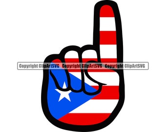 Finger Puerto Rico - Etsy