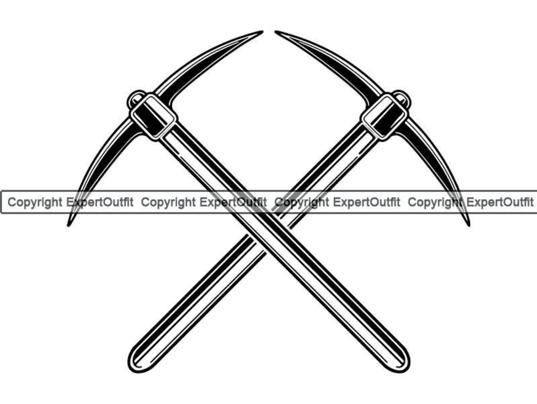 Mining Pick Axe Mine Miner Pickaxe Equipment Dig Digging Tool Railroad ...