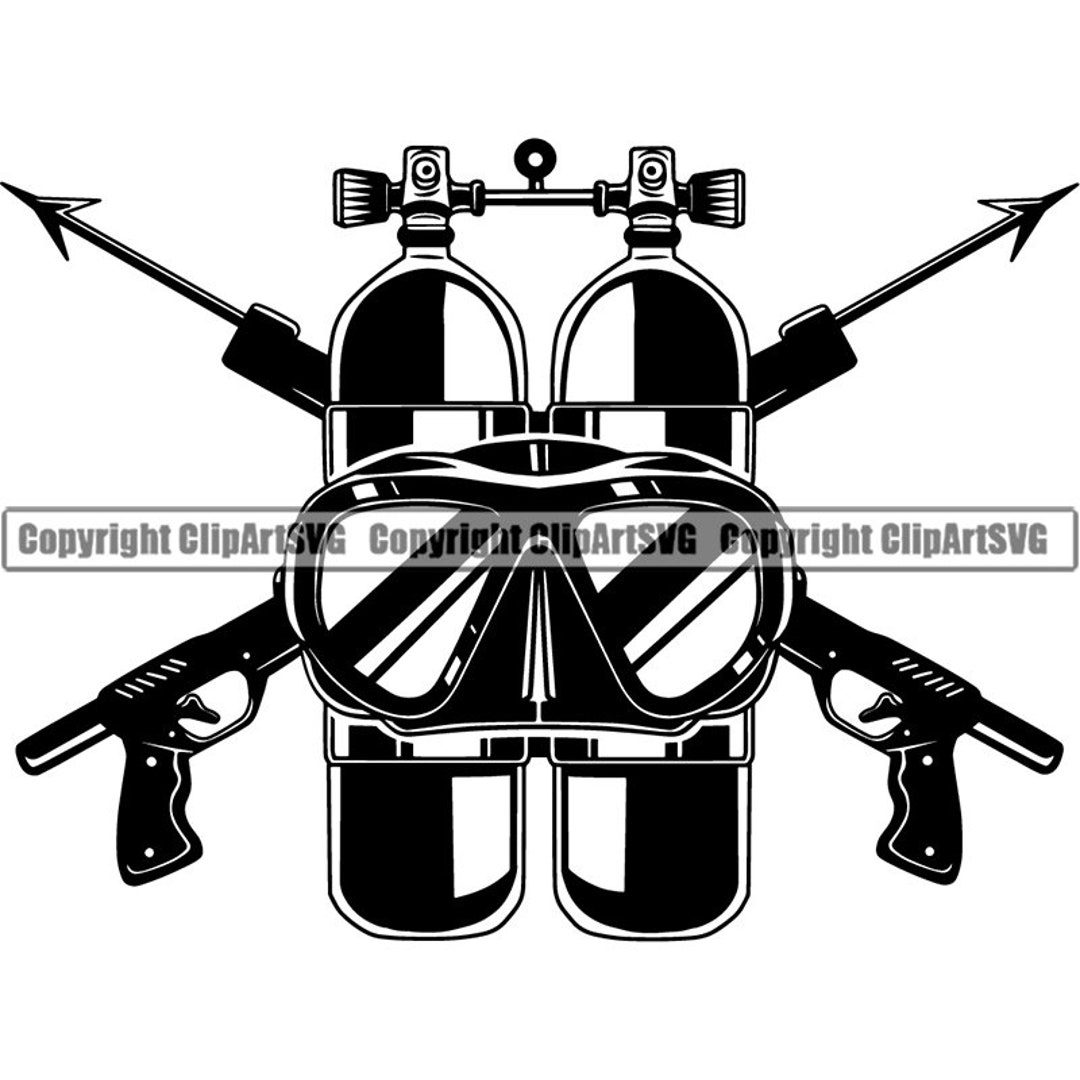 Scuba Diving Logo Dive Diver Tank Googles Sailing Sailor Fishing ...
