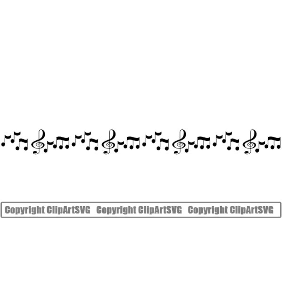 Music Staff Borders
