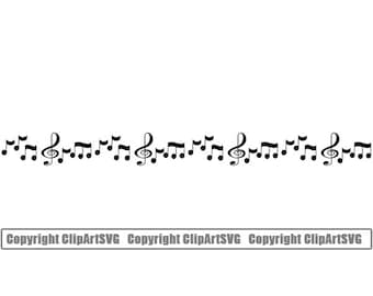 Music Notes Border