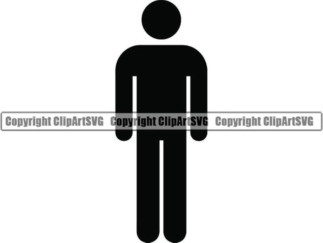 Men Restroom #1 Toilet Restroom Male Bathroom Gender Men People Sign ...