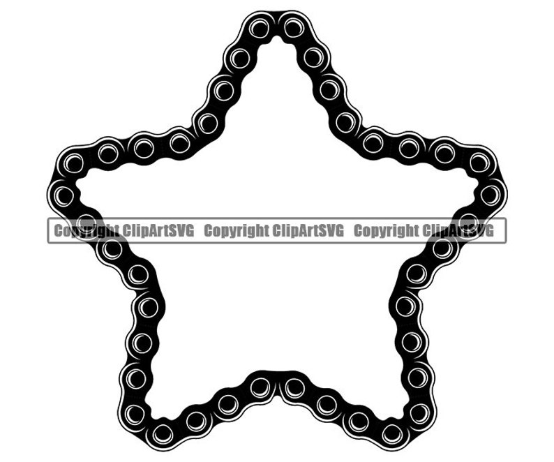 Bicycle Chain Star Border Frame Cycle Cycling Bike Part Gear - Etsy