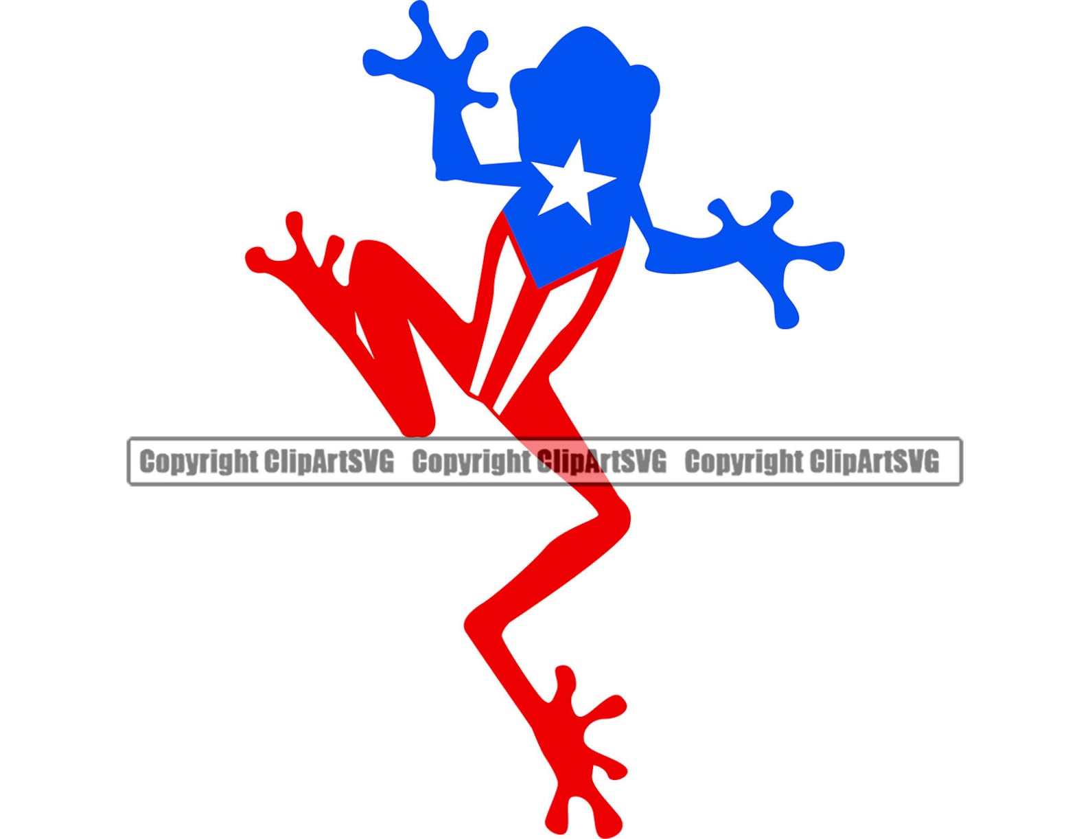 Puerto Rico Rican Frog Rana Flag San Juan Island Country National ...