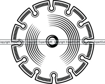 Saw Blade Tree Monogram Picture Svg Png Eps Dxf - Etsy
