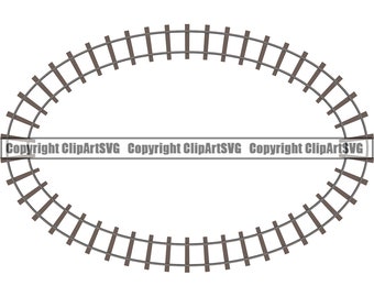 Oval Train Track - Etsy